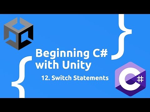Switch Statements - Beginning C# with Unity (2023 Edition)