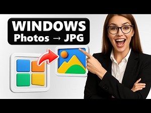 How to Convert IMAGES to JPG on WINDOWS Built-In Tools