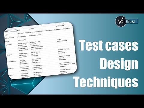 Test Case Design Techniques That Find Bugs Other Testers Miss | software testing | AxelBuzz Testing