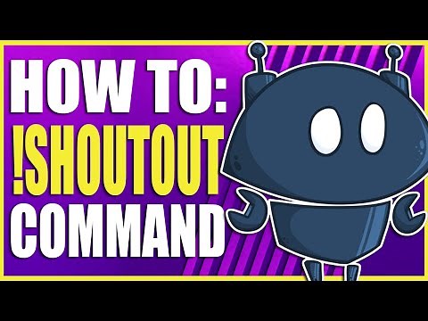 How To Make The !Shoutout Command | Nightbot tv
