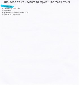 The Yeah You's - The Yeah You's - Album Sampler