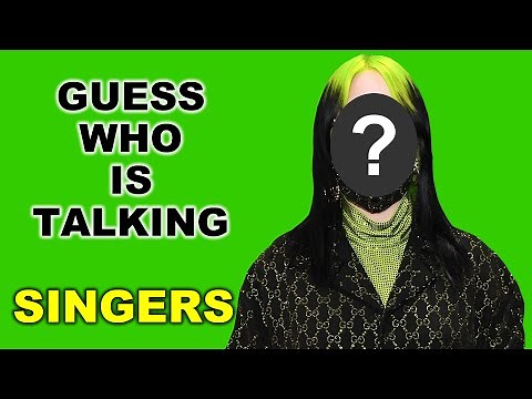 Guess The Singer By Their Voice - Who is talking? | Fun Quiz Questions