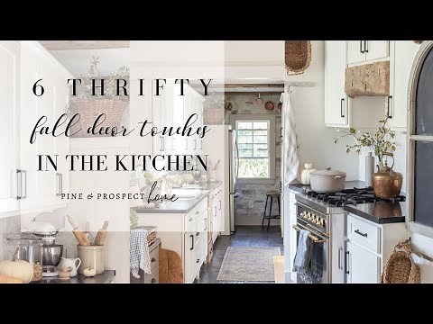 6 THRIFTY Fall Kitchen Decorating Ideas!