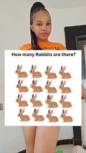 How many rabbits do you see 🤔 #brainteaser #reels #viral #braintest #foryou #QuizTime #explore #puzzle | Queen Of Nollywood Movies