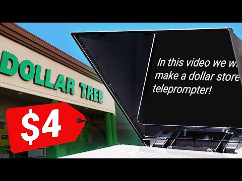 How I Built a Teleprompter for Less Than $5
