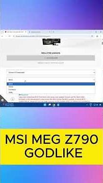 Quick Driver Install: MSI Z790 GODLIKE (Win 10/11)