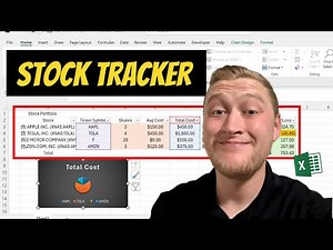 How To Create A Stock Tracking Sheet With Live Data In Excel