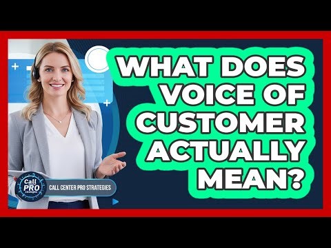 What Does Voice of Customer Actually Mean?