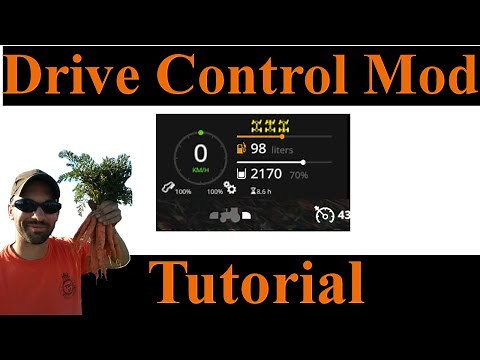 Farming Simulator 2015 How to use the Drive Control Mod (v3.85)
