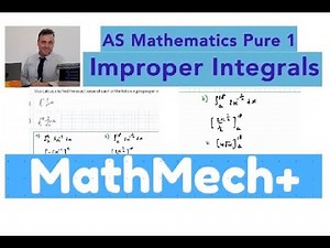 Improper Integrals | AS Maths | CAIE | Pure 1 | Two Exam Q's Solved