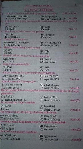 class 12th English chapter 4 objective questions #targetboard12th @biharboardsciencepw