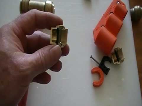 Cross section of a sharkbite fitting...how they work and can be removed.Plumbing tips