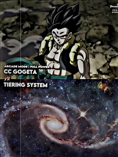 Arcade CC Gogeta vs Tiering System #tieringsystem #ccgogeta #dragonballheroes #whoisstrongest #boundless #debate #versusbattle #vsbattle