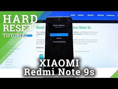 How to Hard Reset XIAOMI Redmi Note 9S - Bypass Screen Lock