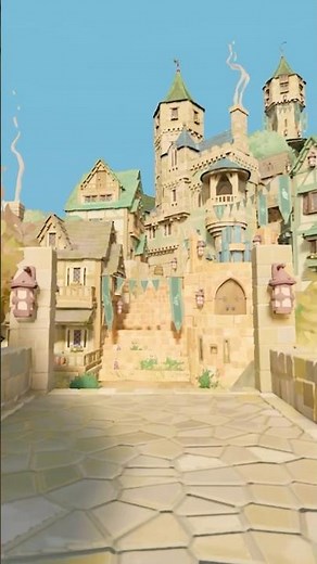 Wander this hillside village in Tiny Glade