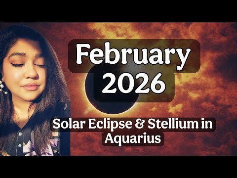 February Horoscopes 2026, Aquarius Solar Eclipse & Stellium, Insights for 12 Signs