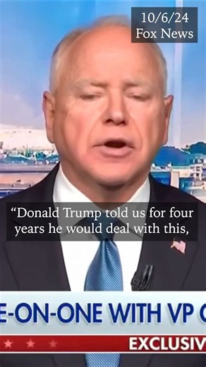 3.3K views · 46 reactions | FactChecking Walz’s Interview on Fox News: Trump’s Border Wall Full story here: https://www.factcheck.org/2024/10/factchecking-walzs-interview-on-fox-news/ #TimWalz #DonaldTrump #factcheck | FactCheck.org | Facebook