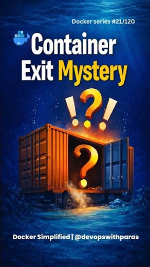 21. Why Your Docker Container Stops Immediately | Docker series | Learn DevOps