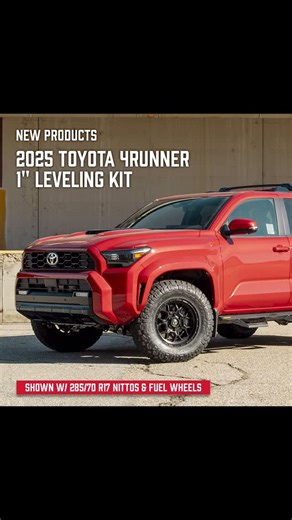 ReadyLIFT Suspension Inc. on Instagram: "ReadyLIFT Introduces New 2025 Toyota 4Runner 1″ Leveling Kit Take your ride to the next level—literally! The all-new ReadyLIFT 66-54150 Leveling Kit is here to transform your 2024 Toyota Tacoma and the highly anticipated 2025 Toyota 4Runner into bold, trail-ready machines. #6gen4runner #4runner #readylift #liftit"