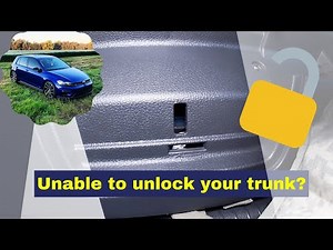 What to do if the tailgate is stuck in Volkswagen Golf?