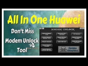 All In One Huawei Unlocker Modem Tools