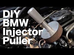 Making a DIY e90 n54 BMW Fuel Injector Puller Removal Tool on the Mini Lathe