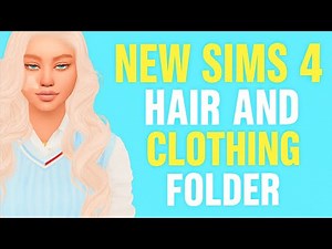 NEW Sims 4 Hair & Clothing CC Folder 2025 | Maxis Match + Alpha Custom Content