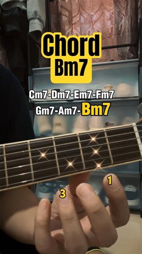 Belajar Gitar Chord Bm7 (B minor 7)