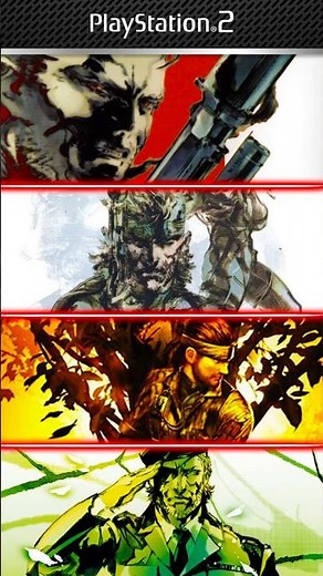 All Metal Gear Solid Games on PlayStation 2 #metalgearsolid