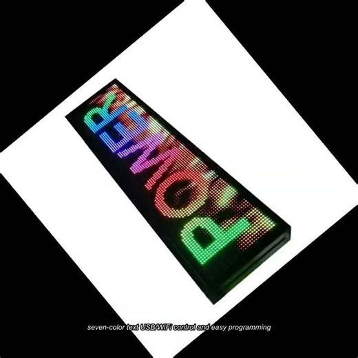 Indoor SMD Scrolling Full Color LED Display Board 30W For Shop Windows