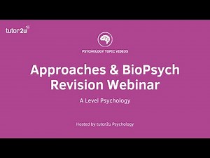 Approaches in Psychology: AS Webinar Video 2016