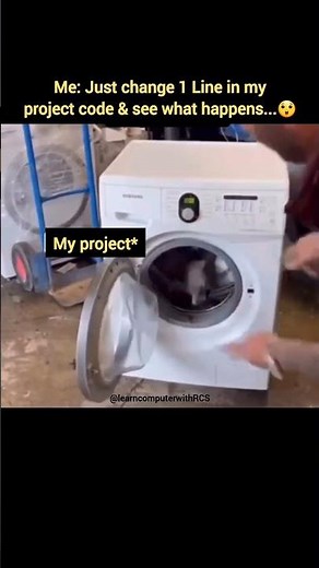 Just change the 1 line of code #shorts #memes @learncomputerwithRCS