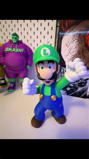Luigi - Super Mario Creator: Model Lover Download: Markers World Printer: BambuLab P1S A1 Mini #supermario #3dprint #luigisupermario #supermario3d #bambulab