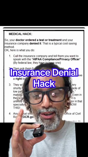 Does this insurance denial hack work? #insurance #heathcare #nurse | insurance