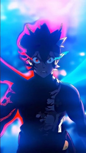 #Asta's Devil Union transformation hits different. 😈 The anti-magic power is UNMATCHED#BlackClover