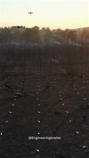 In Australia, drone technology is being deployed to rapidly reforest landscapes devastated by wildfires. These autonomous drones fire biodegradable seed pods directly into the soil, allowing large areas to be replanted far faster than manual methods. The approach helps restore ecosystems, prevent soil erosion, and accelerate carbon capture after major fire events. Key Facts: • Up to 40,000 seeds planted per day • Designed for hard-to-reach terrain • Uses biodegradable seed pods • Speeds up post-