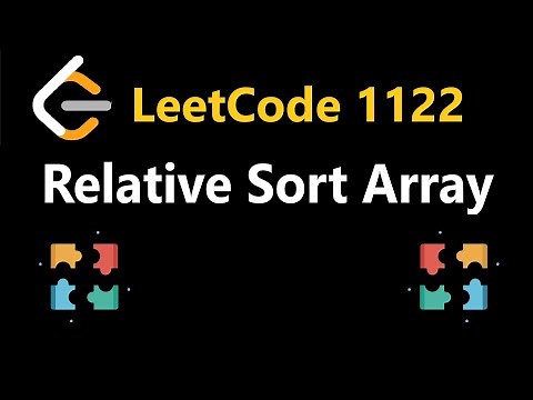 Relative Sort Array - Leetcode 1122 - Python