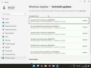 Uninstall Windows 11 Update Easily! | Fix Problems After Update