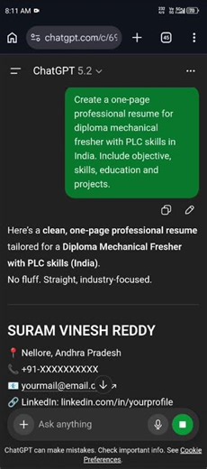 How to Create a Professional Resume for Freshers in 30 Seconds #shorts