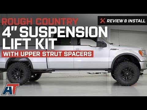 2015-2017 F150 Rough Country 4" Suspension Lift Kit Review & Install