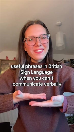 useful phrases in British Sign Language when you can't communicate verbally