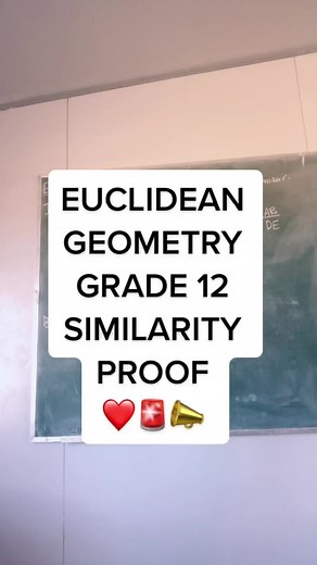 Euclidean geometry similarity proof #SAMA28 #wts #LiveBetterWithCapitec #estcourt #teachersoftiktok #math #mathsteacher #teacher #mathsmadeeasy #grade12 #grade12math #mathematics #mathteacher #tutorial #tutor #mathstutor