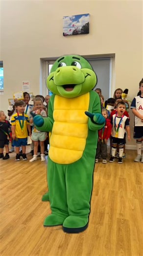 Mr Croc is READY for tomorrow’s class 🐊💙 Big smiles. Big energy. Big fun. | Little Crocs Football Coaching LTD