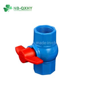 [Hot Item] Plastic PVC Compact Ball Valve Form Top Quality Factory