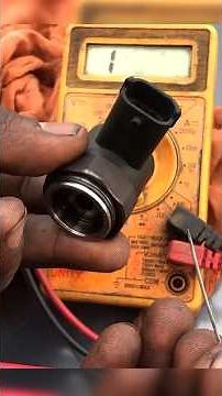 how to test a fuel injector with a multimeter#Short