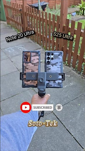 Galaxy S25 Ultra vs Note 20 Ultra camera test. FULL VIDEO on the channel now.