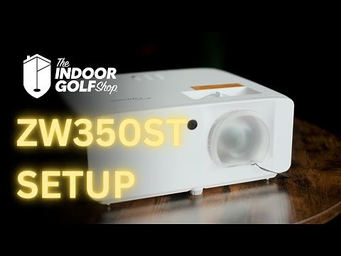 How To Set Up Your Optoma ZW350ST Golf Simulator Projector