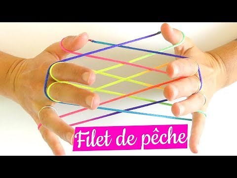 fishing net - string figure - French tutorial