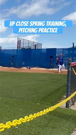 Up Close Pitching Practice! ⚾🔥 | Mets Spring Training 2025 #Mets #Baseball￼ ￼#MLB￼#Viral ￼