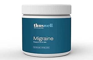 Axon Optics Thuswell Migraine Supplement - Natural, Drug Free Daily Drink Mix Formulated to Hydrate and Reduce Headaches - 30 Servings (1 Month Supply)